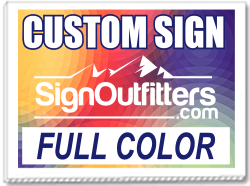 Custom 24x18 Yard Sign - Full Color