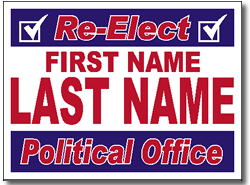 Political Yard Sign Design - Ballot box design