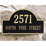 Personalized Address Plaques and Address Markers Arch Design Estate