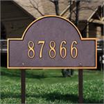 Personalized Address Plaques and Address Markers Arch Design